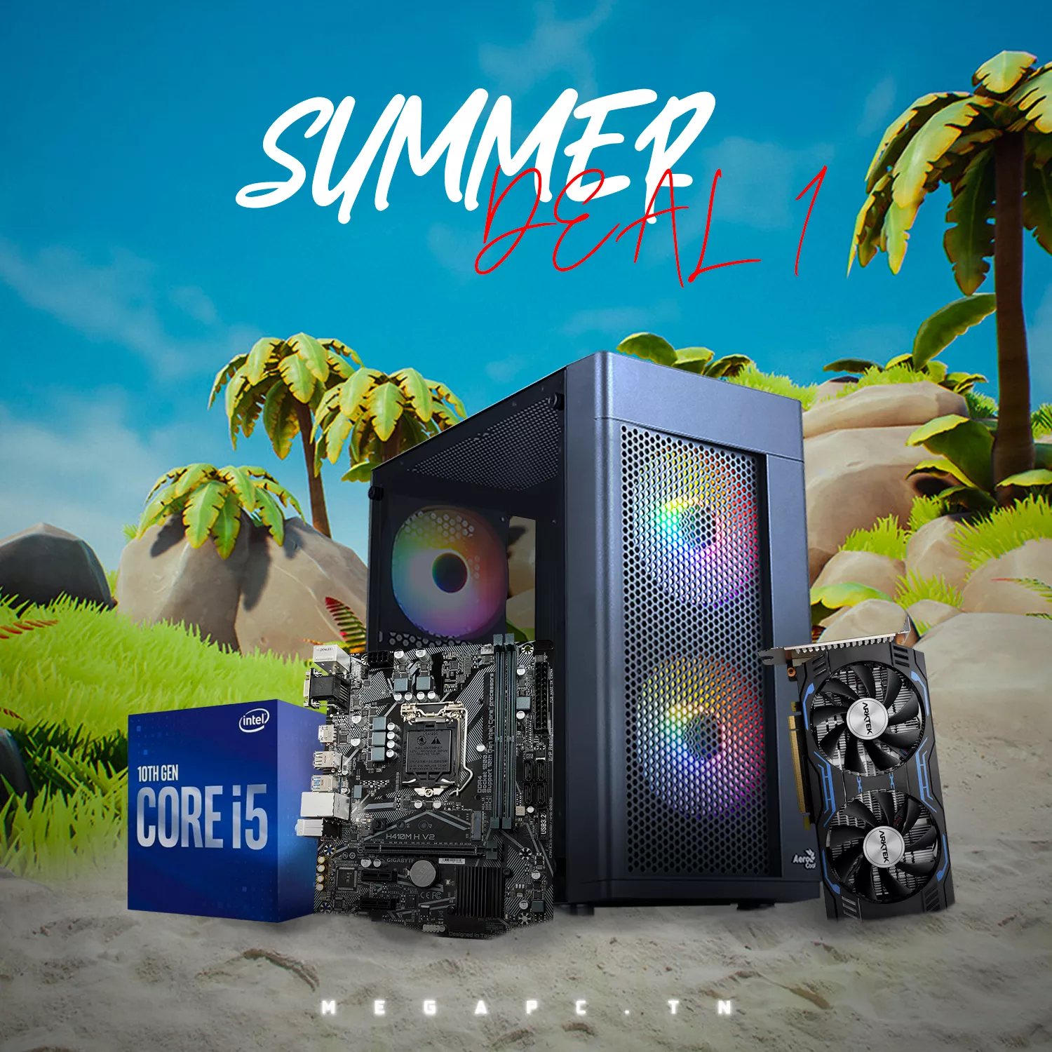 Summer Deal 1 | i5-10400F | GTX 1660 SUPER | 8GB RAM | 250 NVMe