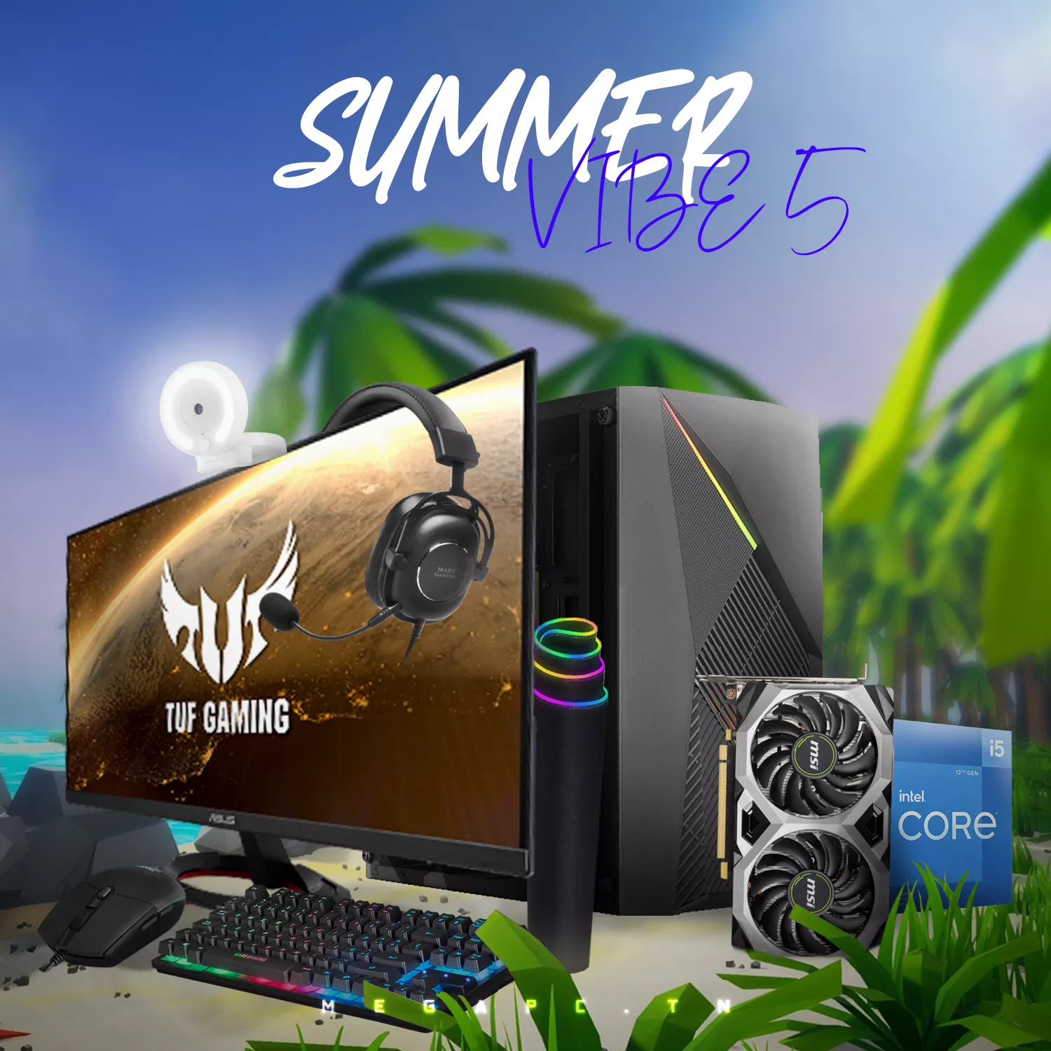 SUMMER VIBE 5 | I5-12400F | GTX 1660S OC | 16GB RAM | 250 GB NVMe