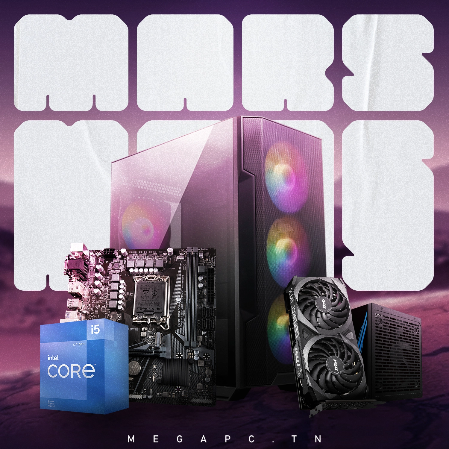 Mars x3 | I5-12400F | RTX 3050 | 16GB RAM | 500 NVMe
